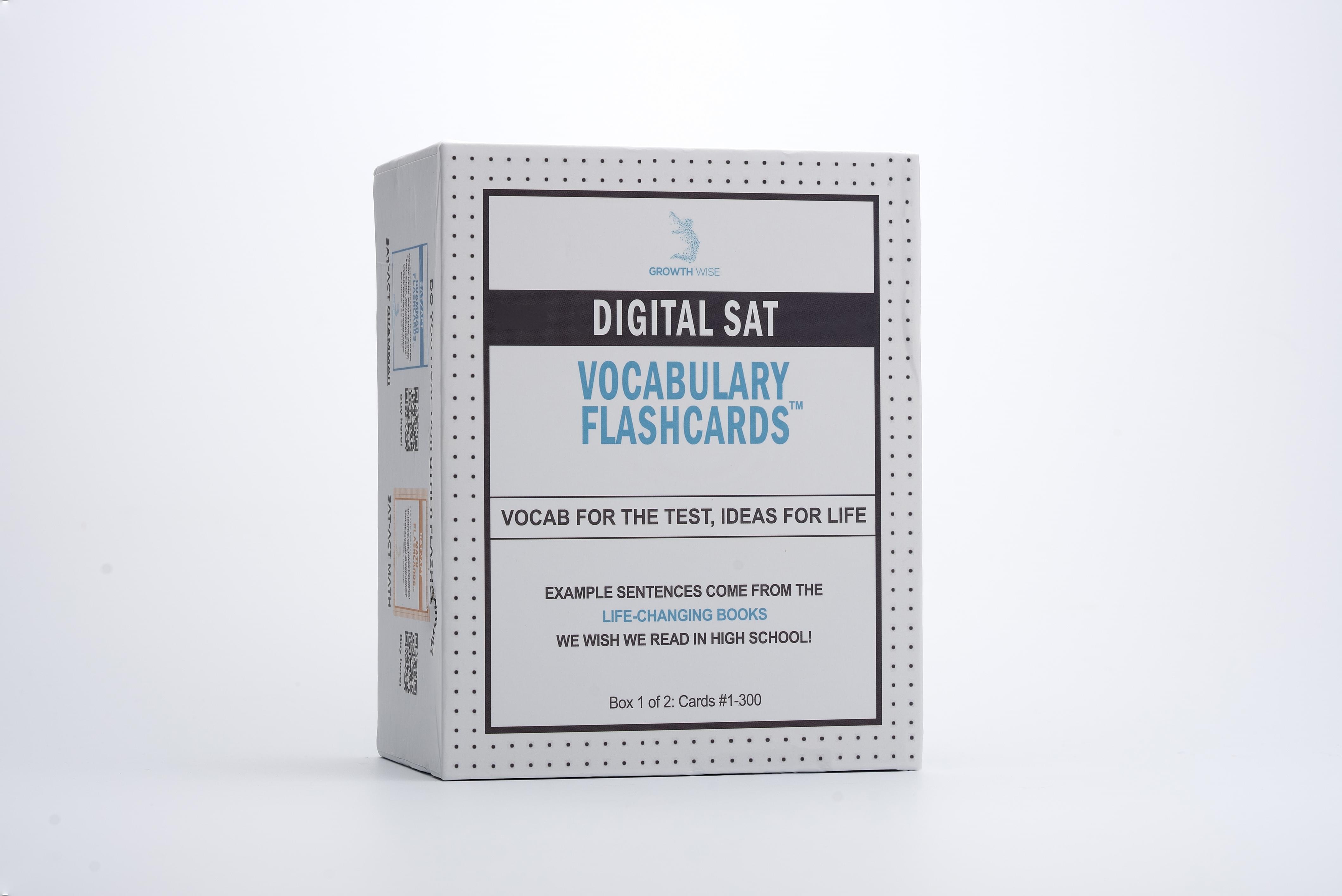 SAT Vocabulary Flashcards by Growth Wise